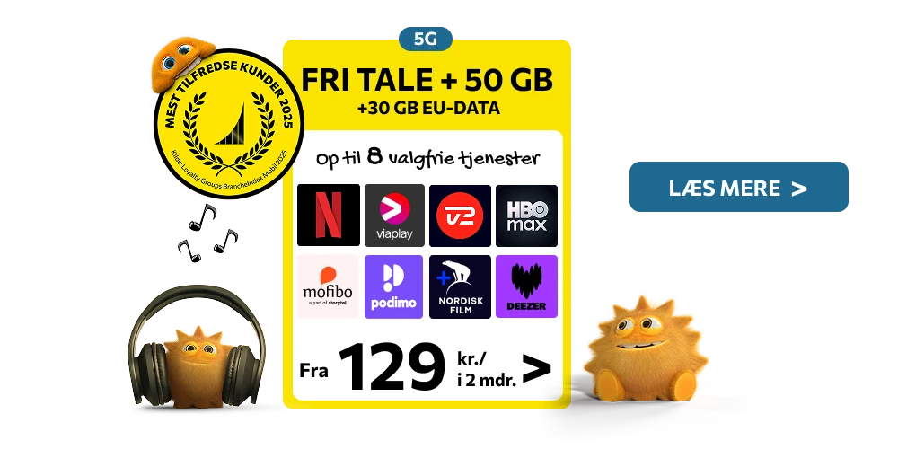 Mobiltelefoner og abonnementer til små priser | CBB Mobil